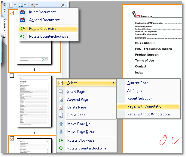 Screenshots - PDF Annotator